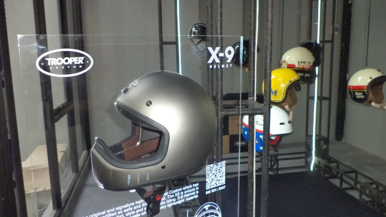 Trooper Custom Telah Mendarat di Jakarta Bersama 7 Desain Helm