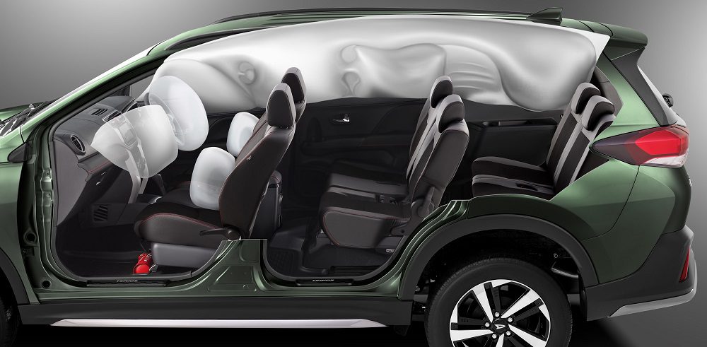 New Terios 2023, Daihatsu Sematkan Fitur 6 SRS Airbag